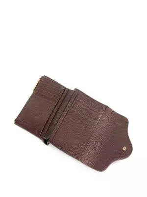 COCCINELLE C-me Logo-plaque Pebbled Leather Wallet