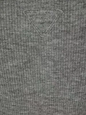 Prada Ribbed Knit Cashmere Tank Top