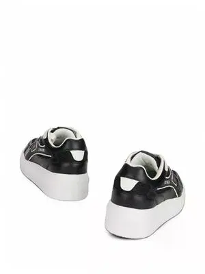 Moschino Logo-print Sneakers - Black