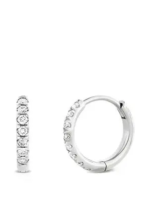 DINNY HALL Diamond Huggie Earrings