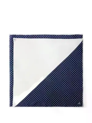 Prada Printed Twill Scarf 90 - Blue