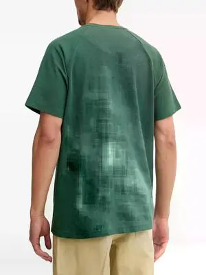 COLUMBIA Raglan-sleeve Waffle-knit T-shirt
