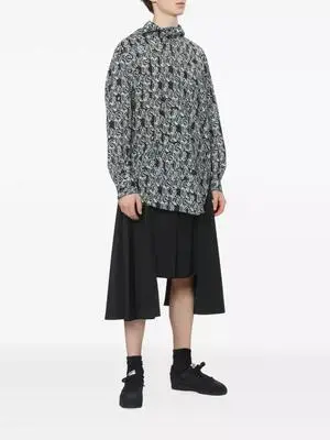 Comme Des Garçons Logo-print Hooded Shirt