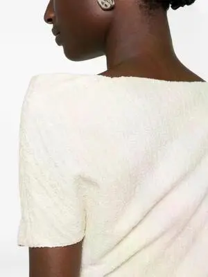 TOTEME Asymmetric Textured Top
