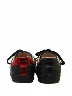 Gucci Ace Python-effect Sneakers
