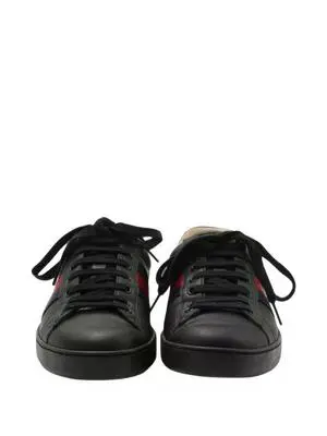 Gucci Ace Python-effect Sneakers