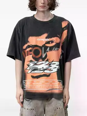 RIVINGTON ROI REBIS Info War Cva Boxy T-shirt - Black