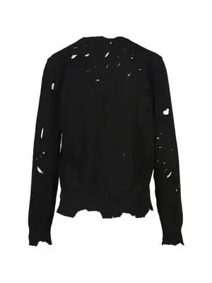 Natasha Zinko Distressed Sweater - Black