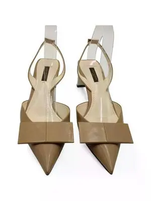 LOUIS VUITTON Bow D'orsay Sandals