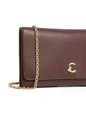 COCCINELLE C-me Light Logo-plaque Chain-link Shoulder Bag