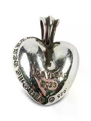 CHROME HEARTS Las Vegas Heart Pendant - Silver