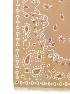 PENNYBLACK Paisley-print Fringed Scarf