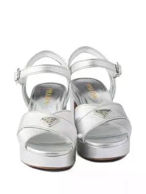 Prada Nappa Leather Platform Sandals