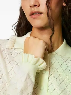 TWINSET Polo Collar Jumper With Ruffles