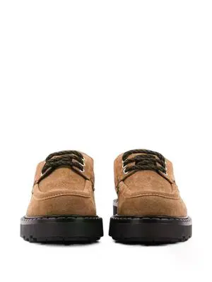 PAUL WARMER Puck Suede Derby Shoes