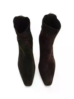 Elena Iachi Suede Ankle Boots
