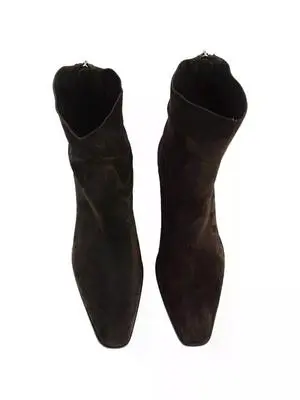 Elena Iachi Suede Ankle Boots