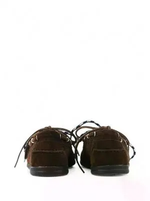 TORAL SHOES Harvey Suede Boat Shoes - Brown