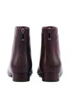 PRETTY LOAFERS Rear-zip Ankle Boots