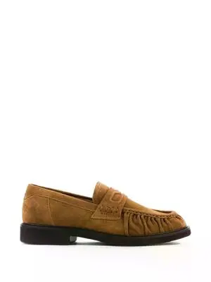 NUBIKK Jones Mio Suede Loafers - Brown