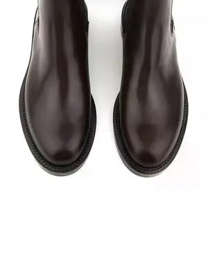 PAUL WARMER Leather Chelsea Boots