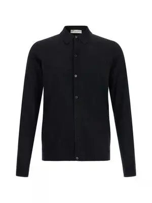 LARMERI STUDIO Button-front Long-sleeve Shirt - Blue