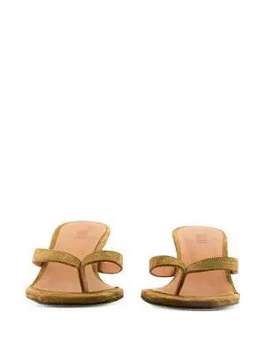 TORAL SHOES Rocio Heeled Thong Sandals