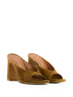 PAUL WARMER Livia Suede Sandals - Brown