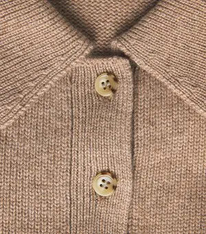 Almada Label Wool-cashmere Polo Sweater