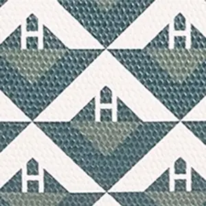 Harrods Coated Canvas Geometric Bucket Bag