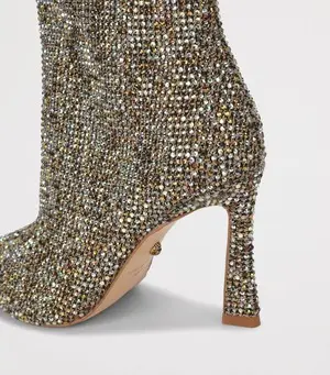 Kurt Geiger Crystal-embellished Annabel Ankle Boots