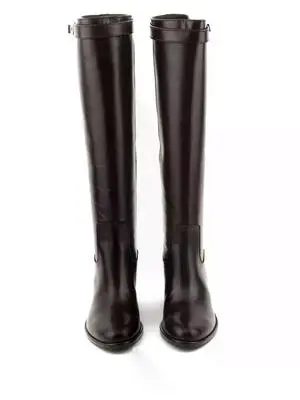 PAUL WARMER 65mm Almond-toe Boots