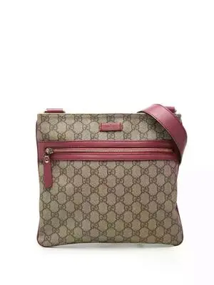 Gucci 2000-2015 Gg Supreme Crossbody Bag - Neutrals
