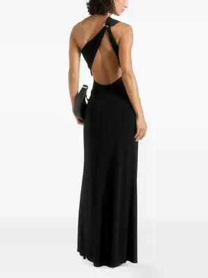 Manière De Voir Vanessa Asymmetric Ruched Maxi Dress
