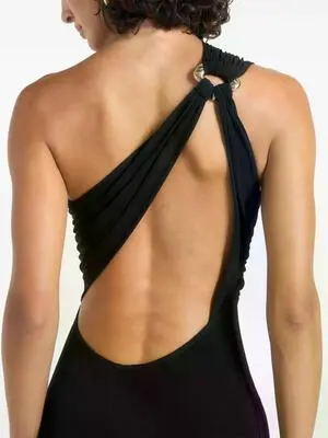 Manière De Voir Vanessa Asymmetric Ruched Maxi Dress