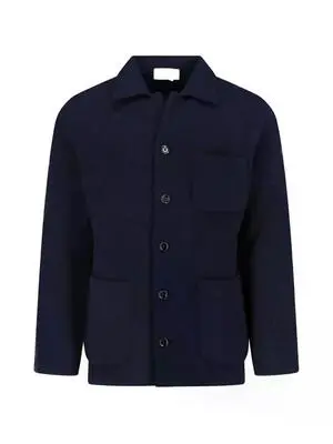 LARDINI Cashmere Patch-pocket Shirt