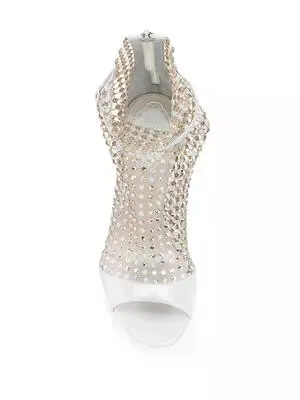 Rene Caovilla Woven Sequin 105mm Sandals
