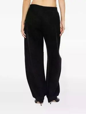 Max Mara Wool And Cashmere Jogging Trousers Dark