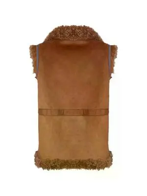 Pho Firenze Teddy Vreversible Embroidered Waistcoat