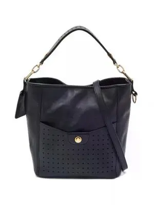 Longchamp Perforated Bucket Shoulder Bag