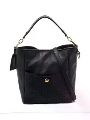 Longchamp Perforated Bucket Shoulder Bag