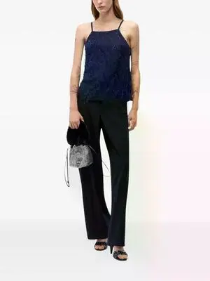 Pinko Fluid Top With Feather Detailing