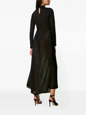 TWINSET Long Knit Dress With Gathering