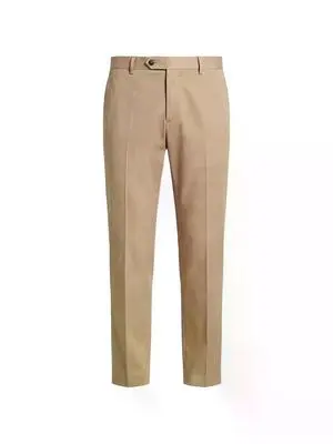 PESERICO Pressed-crease Tailored Trousers - Neutrals