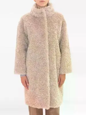 Herno Faux-fur Funnel-neck Coat
