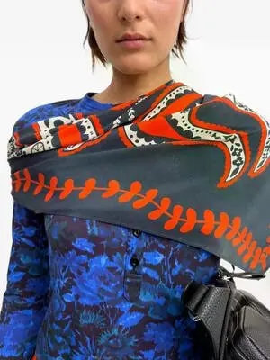 Rodebjer Four Swallow Silk Scarf