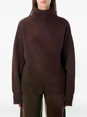 RHEA Roll-neck Drop-shoulder Sweater