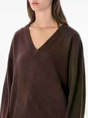 RHEA V-neck Drop-shoulder Sweater