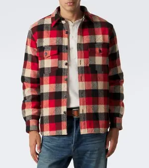 Ralph Lauren Padded Plaid Wool Twill Overshirt