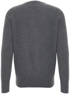 AMARANTO Knitted Buttoned Polo Shirt By